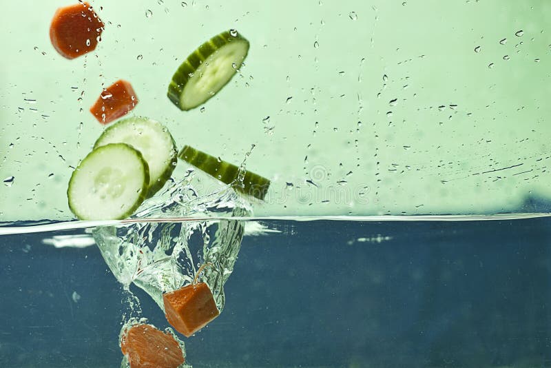 Fresh vegetable in water stock photo. Image of liquid - 13090204