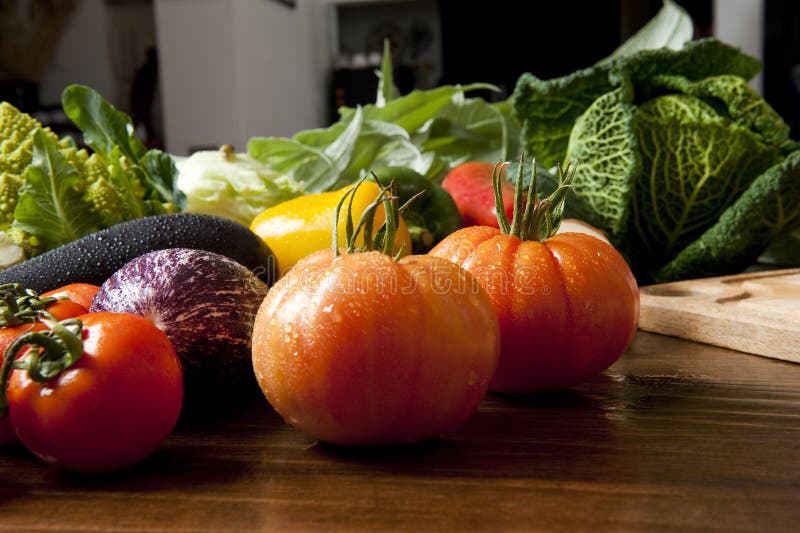 Fresh vegetables stock image. Image of health, cutting - 13785259