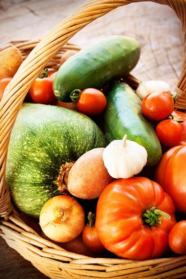Colorful Natural Background of Fresh Organic Vegetables. Vegeterian ...
