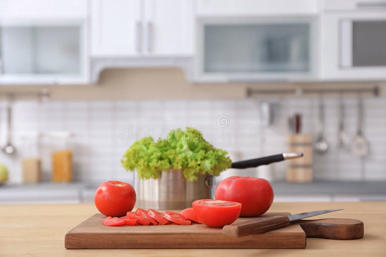 Vegetables Blurred View Kitchen Interior Background Stock Photos - Free ...