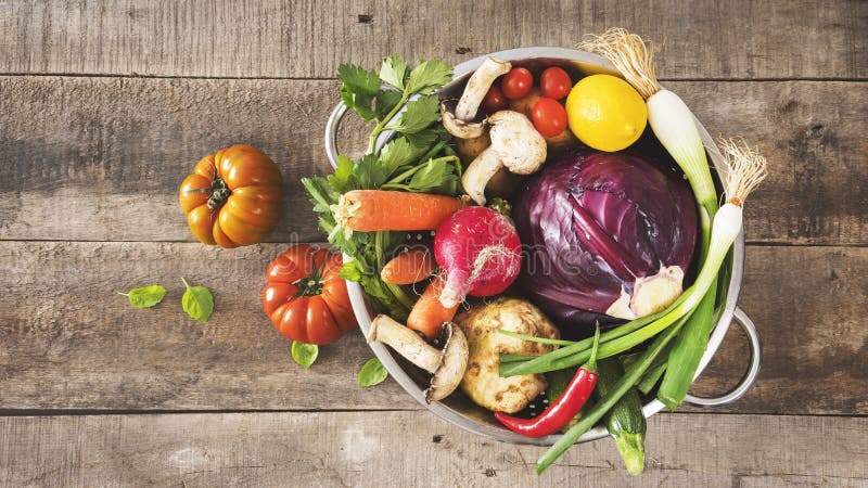 Fresh Vegetables Healthy Food Concept Stock Photo - Image of fresh ...