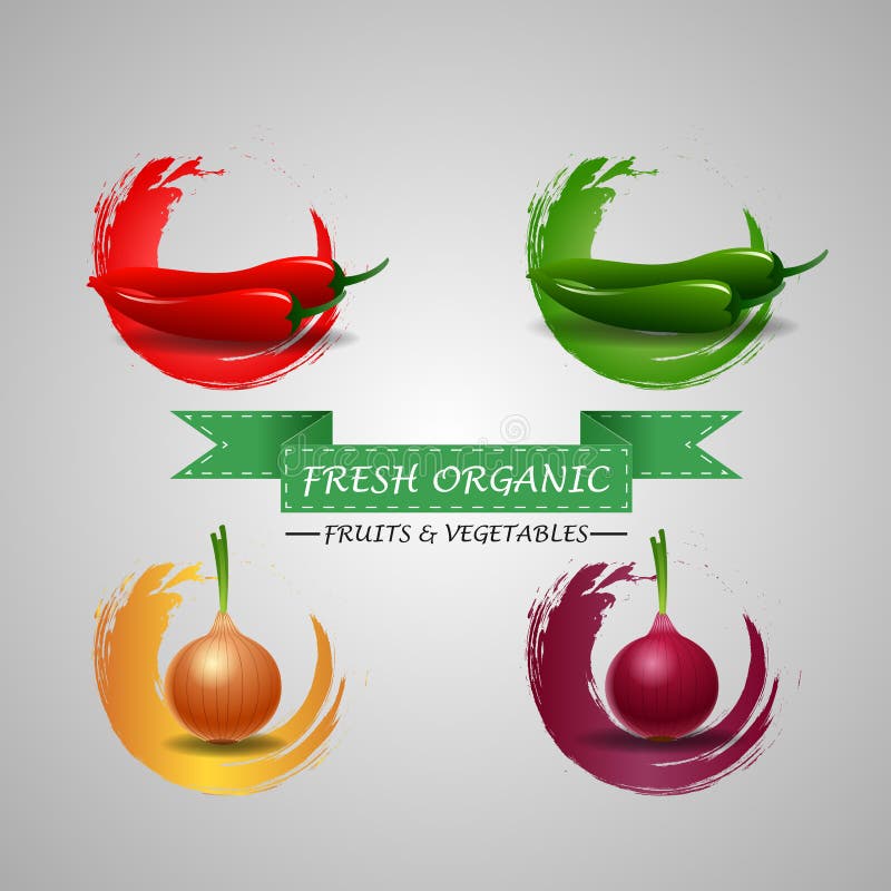 Fresh Vegetables icon. stock vector. Illustration of celery - 82287643