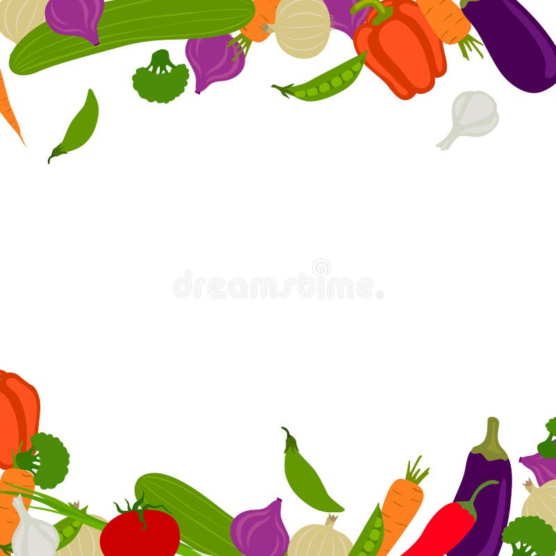 Vegetable corner stock vector. Illustration of jalapeno - 9977551