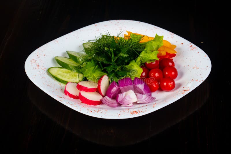 Fresh vegetables plate stock image. Image of table, green - 128109595