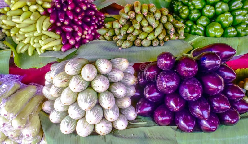Fresh Vegetables on Stall in Monsoon- Stock Image - Image of monsoon ...