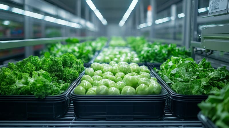 Fresh Vegetables Stored Temperature Controlled Warehouse Logistics ...