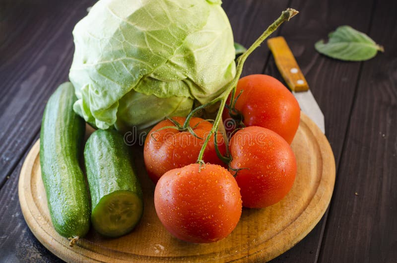 Fresh Vegetables on the Table Stock Photo - Image of organic, plant ...