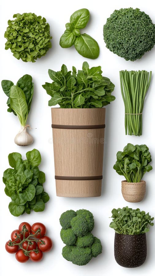 Fresh Vegetables in Various Shapes and Colors Arranged Artistically ...