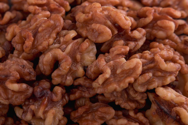 Fresh Walnuts Background Close-up Copy Space Horizontal Photo HD Stock ...