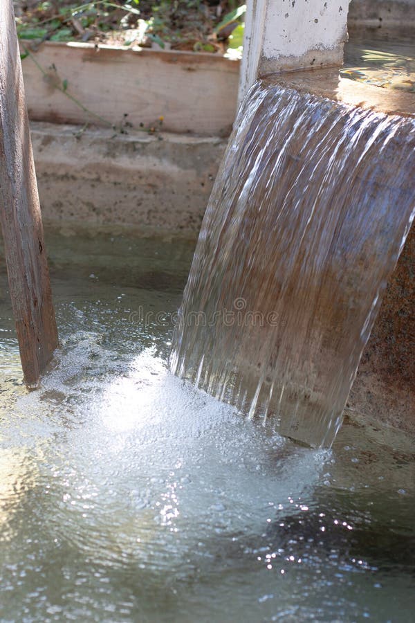 Fresh Wate , with the Nature Back Ground at Spring Stock Image - Image ...