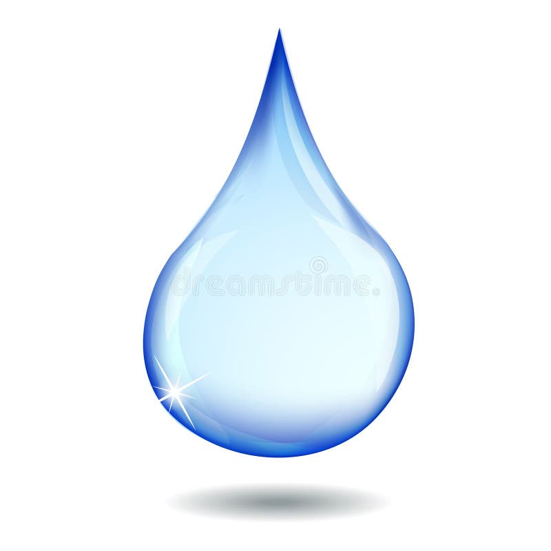 Fresh Water Clear Drop stock vector. Illustration of crystalline ...