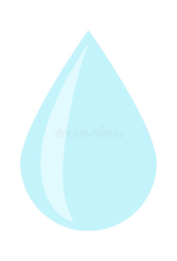 Fresh Water Drop Flat Icon Water Filtration Stock Vector - Illustration ...