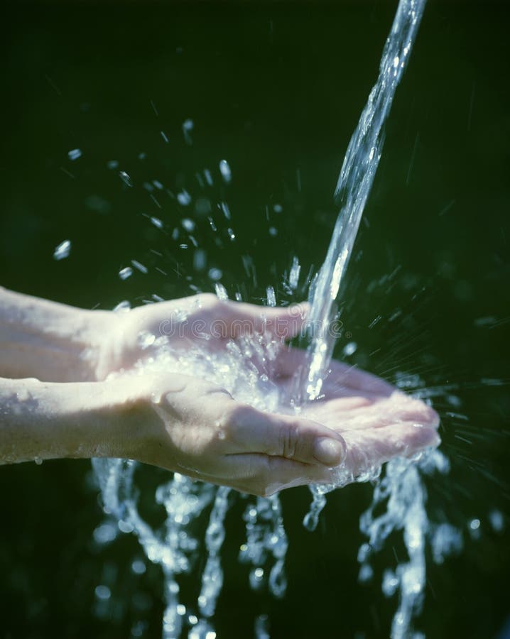 Fresh water effect stock image. Image of hand, water, fresh - 2743715