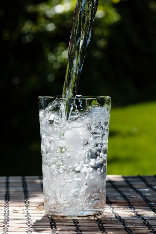 Fresh water with ice stock image. Image of bubble, green - 31071193