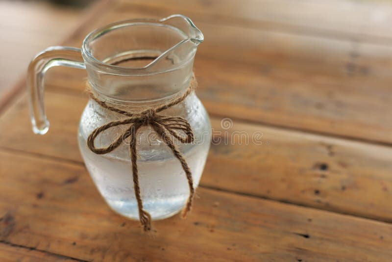 Fresh water in a jar stock photo. Image of drink, brown - 75696652