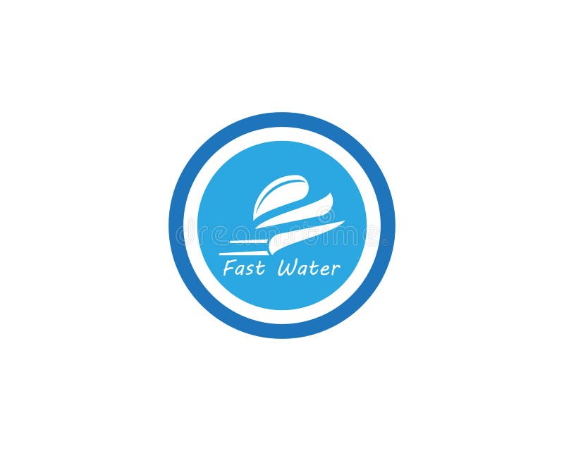 Fresh Water Logo Design Template Stock Vector - Illustration of style ...
