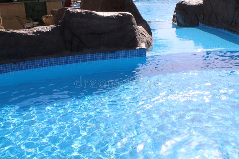 Fresh water in the pool stock image. Image of liquid - 113636173