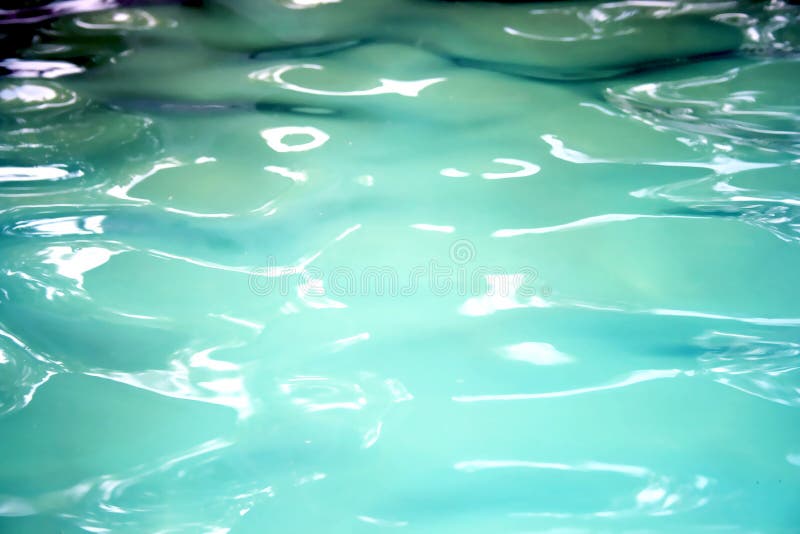 Fresh Water in Swimming-pool Stock Image - Image of pattern, rippled ...