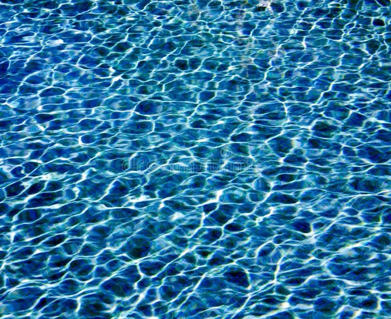 Fresh Water in Swimming-pool Stock Image - Image of pattern, rippled ...