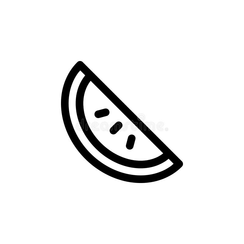 Watermelon Half Outline Stock Illustrations – 877 Watermelon Half ...