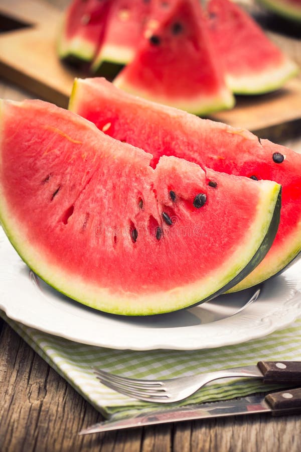 Watermelon slices stock image. Image of tasty, vitamin - 55476817