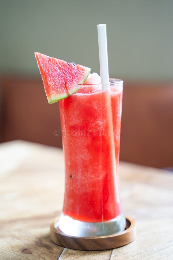 Fresh Watermelon Smoothie for Drink Stock Image - Image of fruit, drink ...