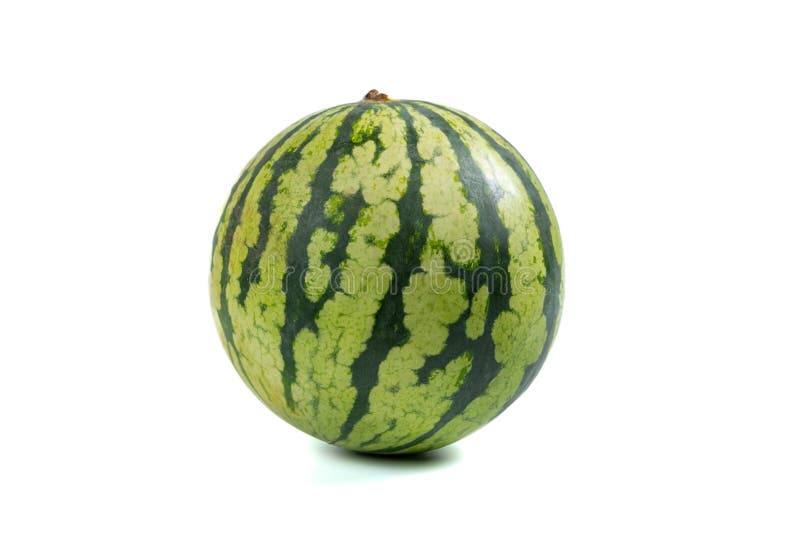 Fresh Watermelon on White Horizontal Composition Stock Photo - Image of ...