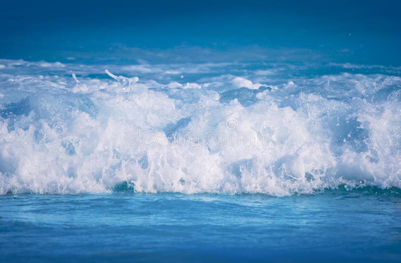 Fresh wave stock photo. Image of wave, splash, foam, blue - 29380402