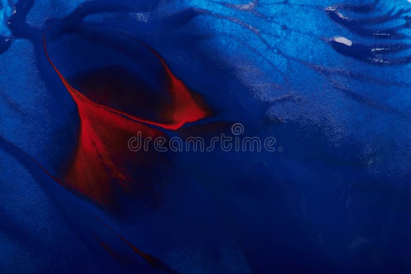 Fresh Wet Blue Paint Background Stock Image - Image of background, blue ...