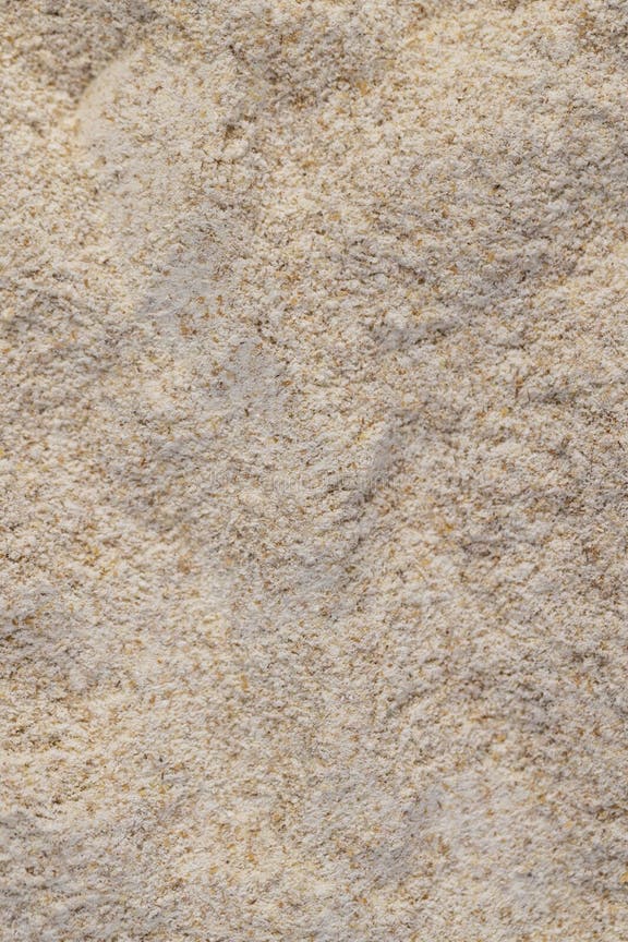 Fresh Wheat Flour Close-up, Flour for Making Bread with Bran Stock ...