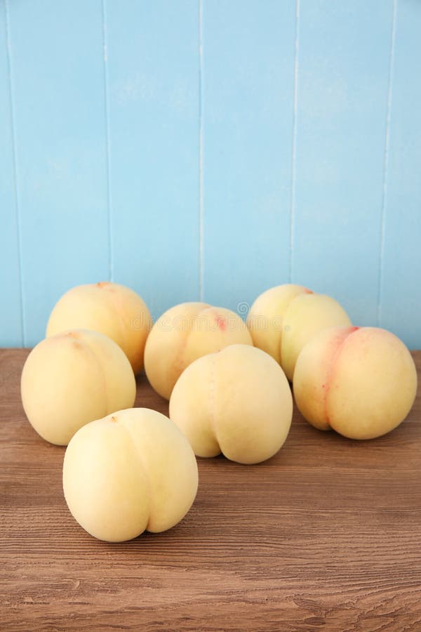Fresh white peach stock photo. Image of grain, fruit - 244961066