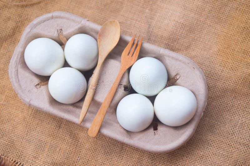 Fresh White Raw Eggs in Shell Eggs Ready for Cooking Stock Image ...