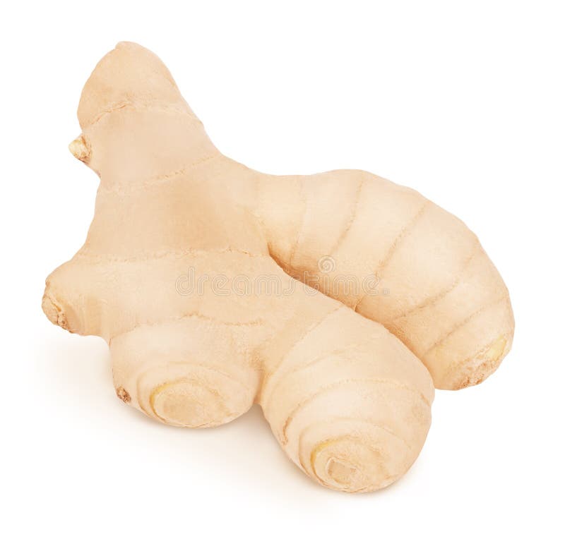 Fresh Whole Ginger Isolated on a White Background Stock Image - Image ...