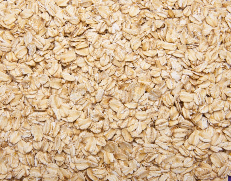 Fresh Whole Grain Oats Background. Stock Image - Image of uncooked ...