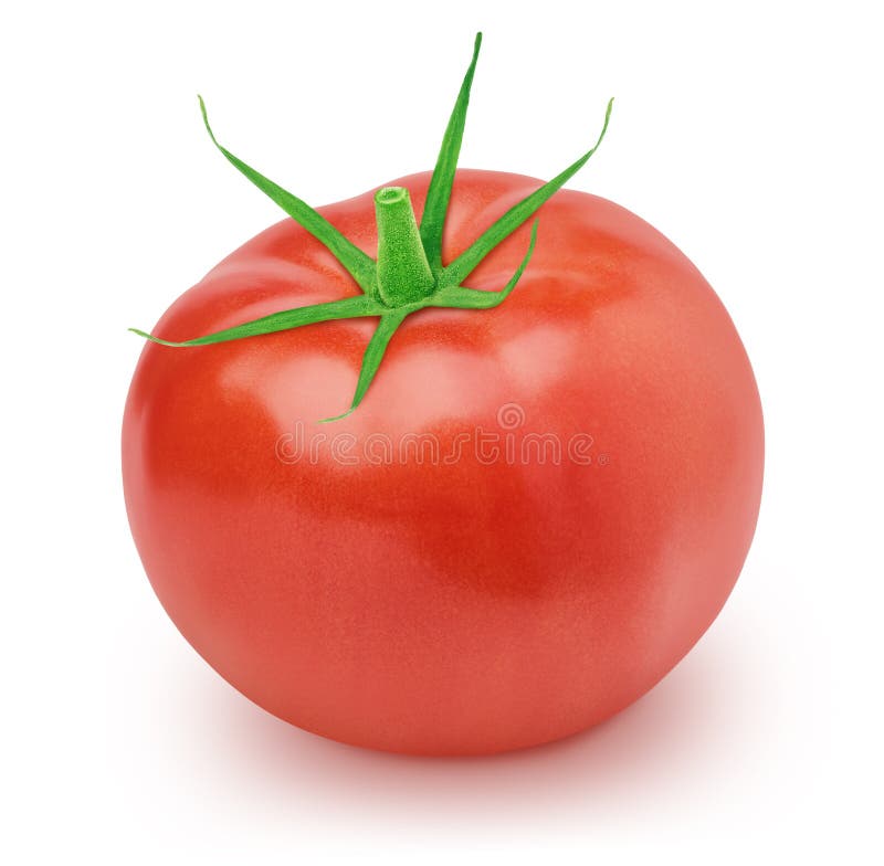 Fresh Whole Orange Tomato Isolated on a White Background. Stock Photo ...