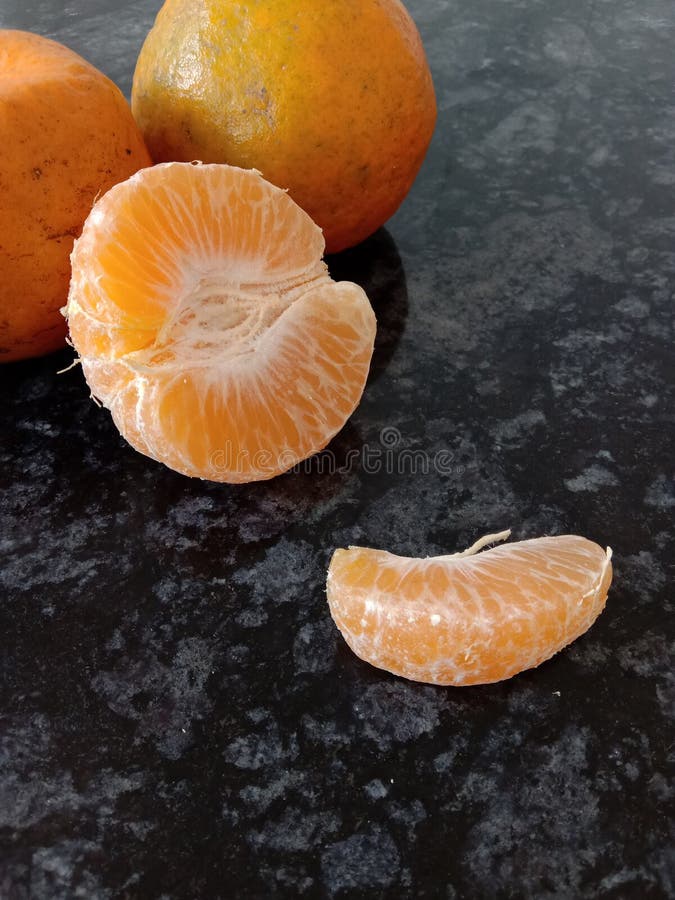 Fresh Whole Peeled Orange Fruit Slice Stock Photo - Image of fresh ...