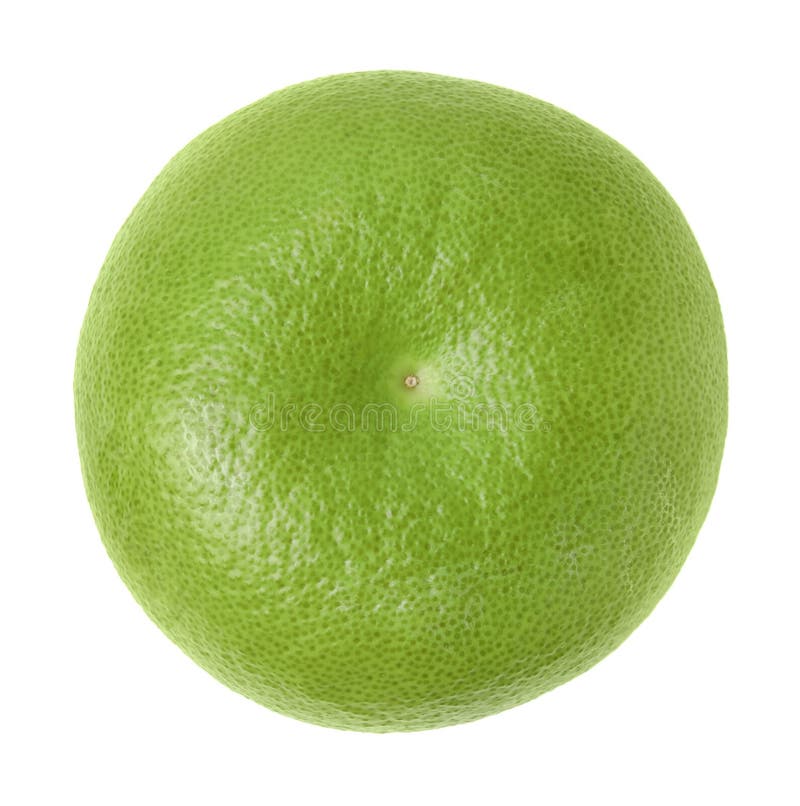 Fresh Whole Sweetie Isolated on White, Top View Stock Image - Image of ...