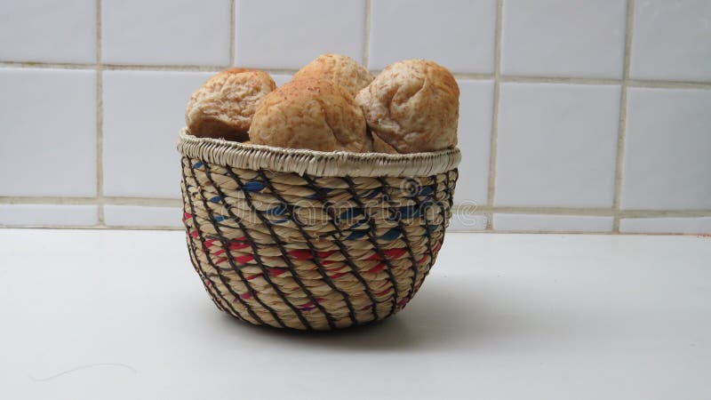 A basket of Mini Bread stock image. Image of weaved, fresh - 85008925