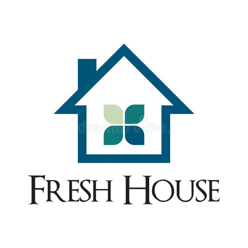 Fresh Window House Home Villa Property Logo Template Stock Vector ...