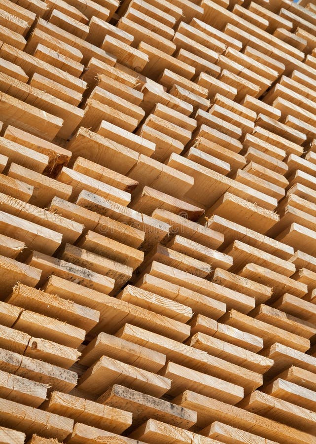 Fresh wooden studs stock image. Image of plank, hardwood - 130684451