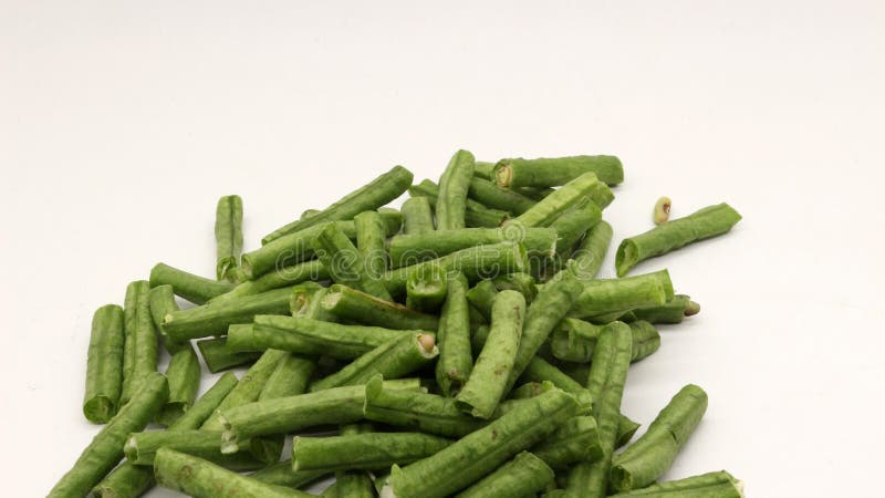 Fresh Yard Long Beans Cut into Pieces Stock Image - Image of green ...