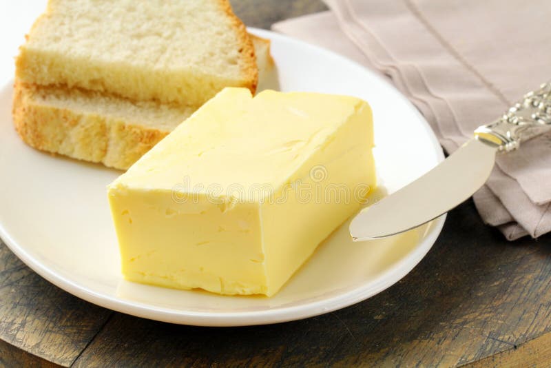 Butter stock photo. Image of cholesterol, isolated, white - 13072936