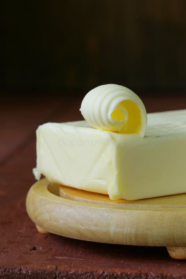 Fresh yellow butter stock photo. Image of piece, yellow - 40674816