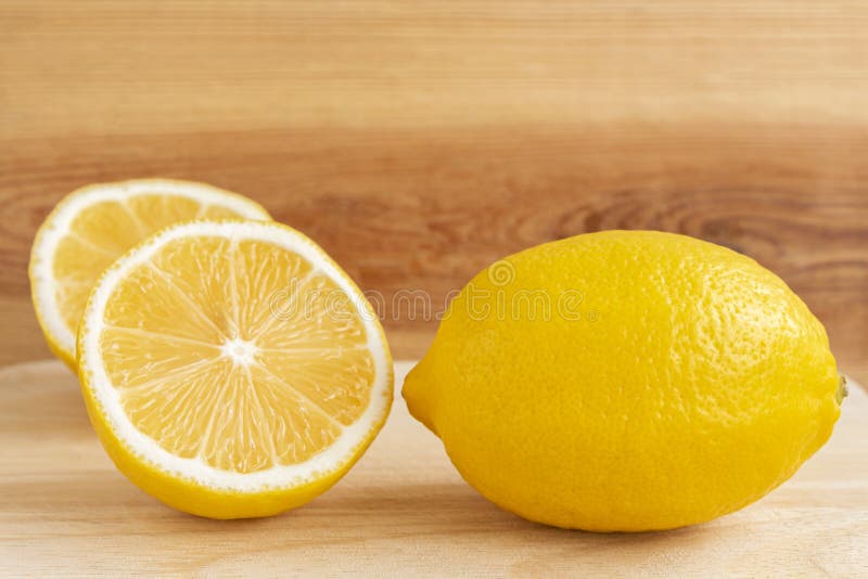 Lemon Cut Half Slice with Color Wheel Isolated Stock Image - Image of ...