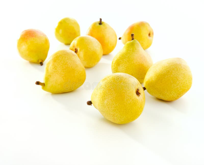 Yellow pears stock image. Image of object, care, healthier - 97624187