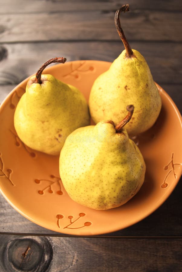 Fresh yellow pears stock photo. Image of color, background - 67797220