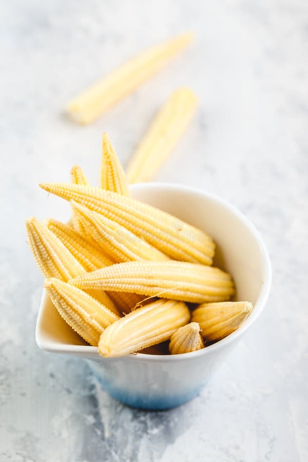 Fresh young baby corn stock photo. Image of group, color - 144921510