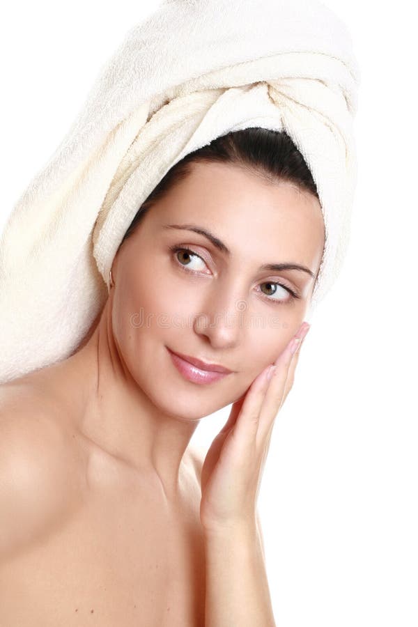 Fresh and Young Beautiful Woman Stock Photo - Image of face, young ...