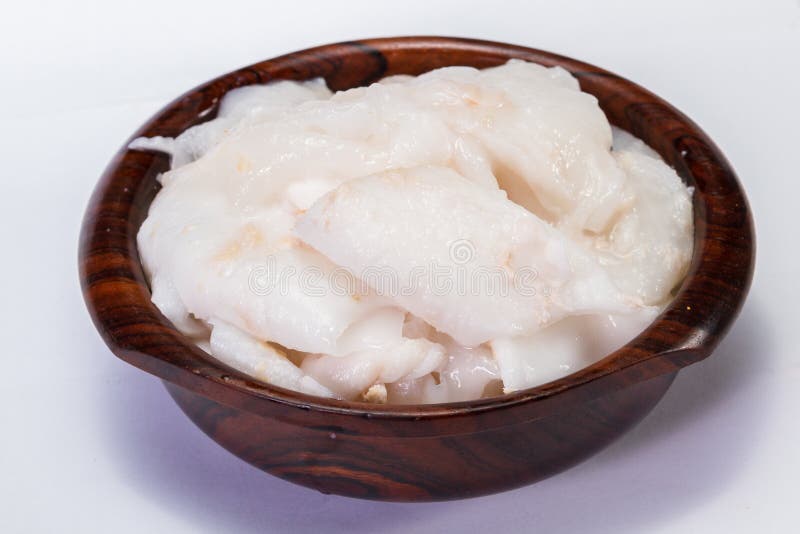 Fresh young coconut meat stock photo. Image of health - 97487326