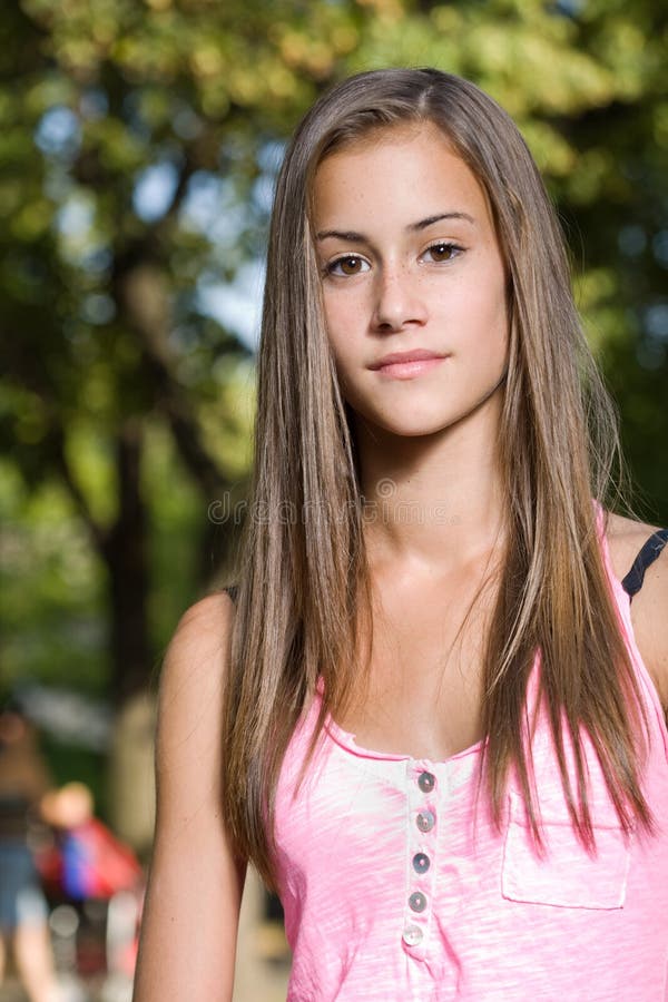 Fresh young student girl. stock photo. Image of female - 24589778